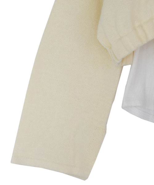 AMERI（アメリ）の「THERMAL COMBI KNIT（Tシャツ/カットソー）」 - WEAR