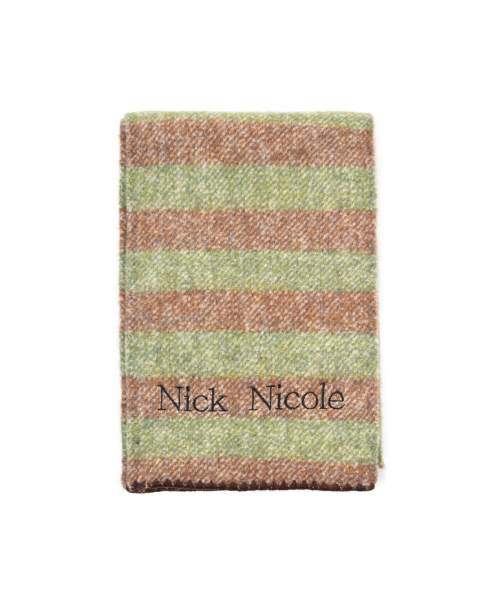 NICOLE SOFT STRIPE MIX MUFFLER_GREEN（マフラー）｜NICK&NICOLE（ニックアンドニコール）の ...