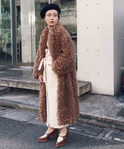 AMERI（アメリ）の「POODLE ECO FUR COAT（その他アウター）」 - WEAR