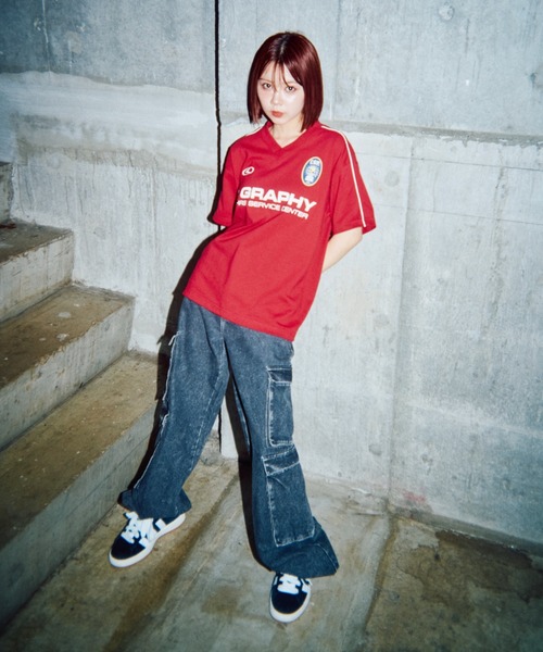 codegraphy（コードグラフィー）の「【日本限定商品】 24H TRACK OVER FIT V-NECK Tee（Tシャツ/カットソー）」 - WEAR