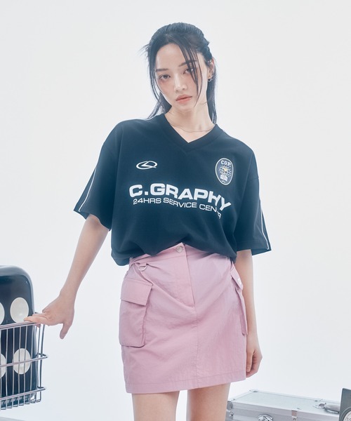 codegraphy（コードグラフィー）の「【日本限定商品】 24H TRACK OVER FIT V-NECK Tee（Tシャツ/カットソー）」 - WEAR