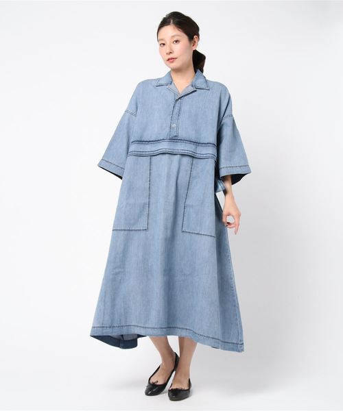 WHEIR Bobson（ウェアボブソン）の「[WHEIR Bobson / ウェアボブソン] SQUARE LONG ONEPIECE ...