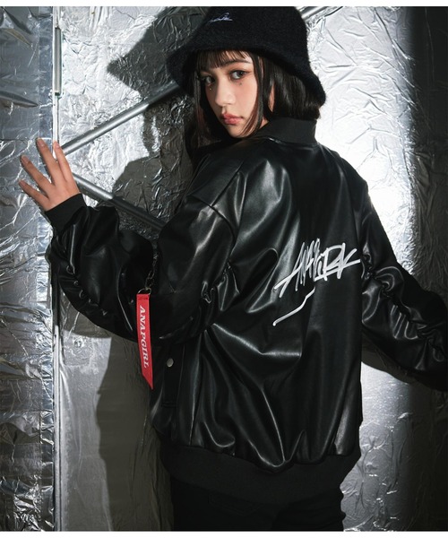 ANAP GiRL（アナップガール）の「フェイクレザーオーバーMA1（MA-1）」 - WEAR