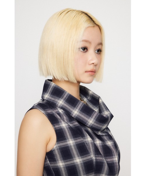 LAGUA GEM（ラグアジェム）の「CHECK DRAPE NECK トップス（その他トップス）」 - WEAR