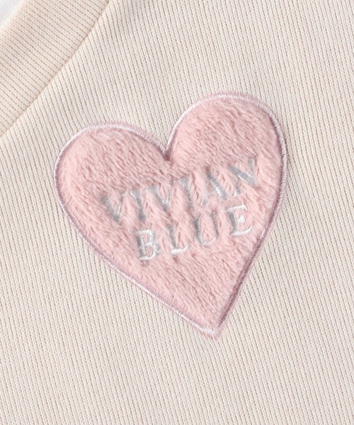 VIVIAN BLUE（ビビアンブルー）の「【VIVIAN BLUE】フェイクレイヤードトップス（スウェット）」 - WEAR