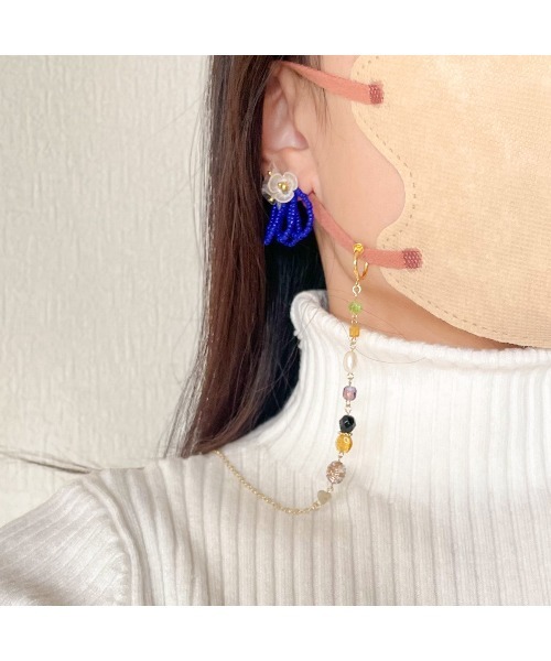 tone（トーン）の「【mamo】mask chain mix color (MA)（マスク）」 - WEAR