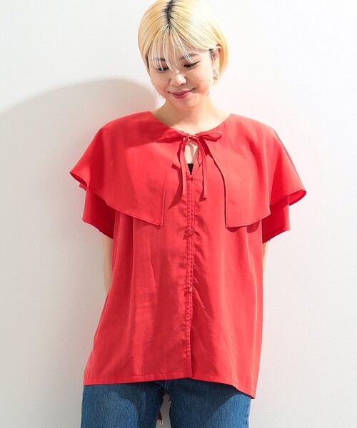 Ray BEAMS（レイビームス）の「Ray BEAMS / Big ケープカラー ブラウス（シャツ/ブラウス）」 - WEAR