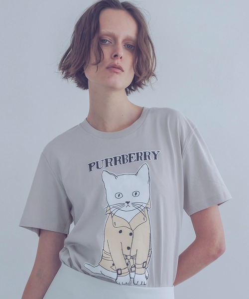 BLACK SCORE（ブラックスコア）の「BLACK SCORE / purrberry tee(purrberryハーフスリーブTシャツ ...
