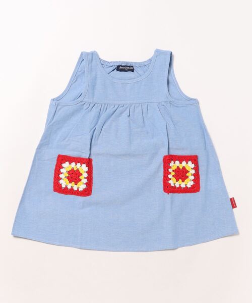 Moujonjon（ムージョンジョン）の「25MJモチーフポケットJSK（ジャンパースカート）」 - WEAR