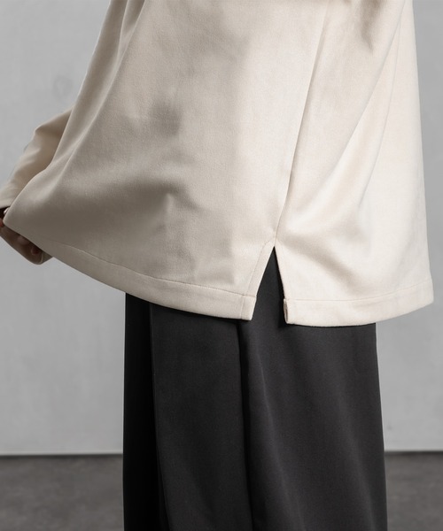 Adoon plain（アドーンプレーン）の「【Adoon plain】フェイクスウェードプルオーバー（シャツ/ブラウス）」 - WEAR