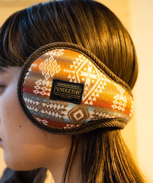 PENDLETON（ペンドルトン）の「∴【 PENDLETON / ペンドルトン 】 コーディロイ プリント イヤーマフ イヤマフ 耳当て CORDUROY EAR MUFF（イヤーマフ ...