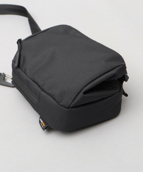 CORDURAポリエステル マグネットバックル 縦型 ミニショルダーバッグ