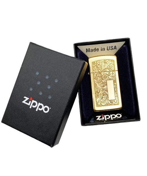 Zippo（ジッポー）の「"ZIPPO ジッポ 1652B SLIM VENETIAN"（アッシュトレイ/ライター）」 - WEAR