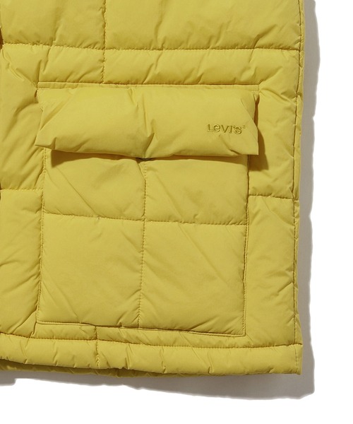 Levi's（リーバイス）の「ROMY PUFFER VEST WARM OLIVE（ダウンベスト）」 - WEAR