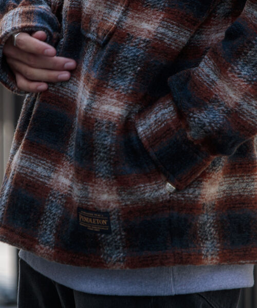 PENDLETON（ペンドルトン）の「【PENDLETON/ペンドルトン】スライバーCPO ニットジャケット チェック柄（ブルゾン）」 - WEAR