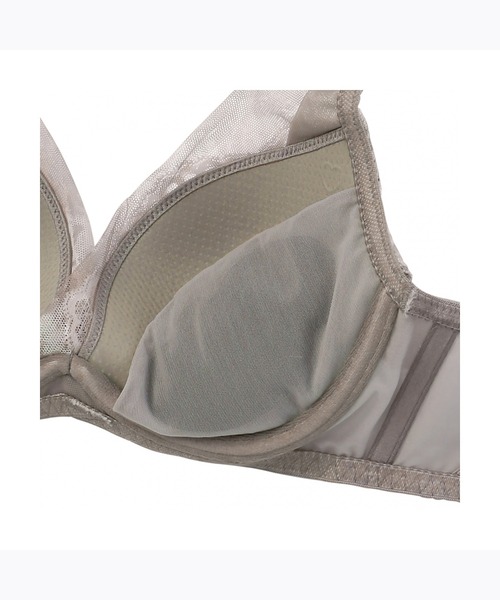 AMOSTYLE BY Triumph（アモスタイルバイトリンプ）の「夢みるブラDeepV クール ウィスパーオブウォーター【B,C,Dカップ】AMST1433 WHU JX（ブラジャー ...