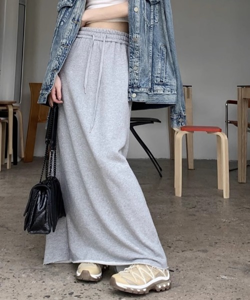 GEMEDA（ジェメダ）の「リット入りロングスカート【G】（スカート）」 - WEAR