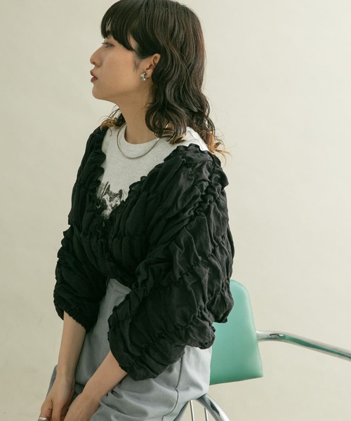 KBF（ケイビーエフ）の「マルチWAYシャーリングブラウス（シャツ/ブラウス）」 - WEAR