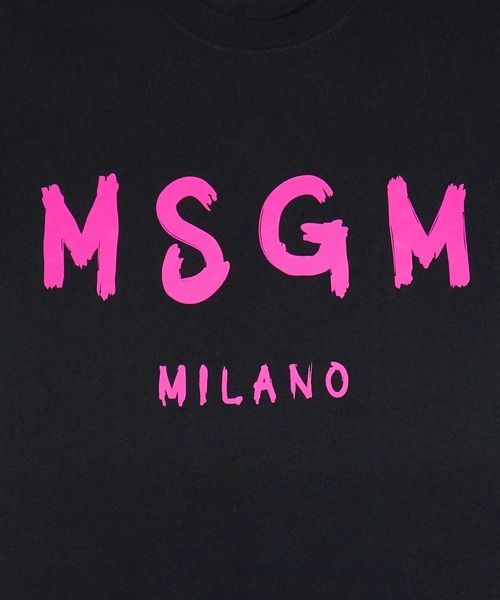 MSGM（エムエスジーエム）の「【NEW】MSGM ブラッシュロゴTシャツ（Tシャツ/カットソー）」 - WEAR