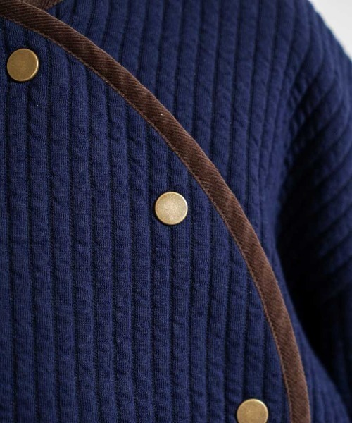 Hoppetta（ホッペッタ）の「【Hoppetta(ホッペッタ)】キルトブルゾン 70-80cm・80-90cm・90-100cm（ブルゾン）」 - WEAR