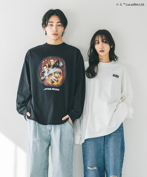 LOWRYS FARM（ローリーズファーム）の「【STAR WARS】ロンT 291002（Tシャツ/カットソー）」 - WEAR