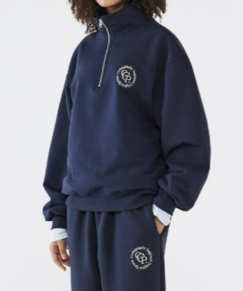 Code graphy（コードグラフィー）の「Code:graphy（コードグラフィー）/CGP logo half zip sweat/ロゴ ハーフジップ スウェット（スウェット）」 - WEAR
