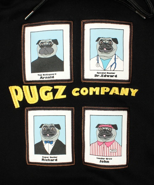 Universal Style Wear（ユニバーサルスタイルウェア）の「HUMAROUS PUGZ Co. フーディー（パーカー）」 - WEAR