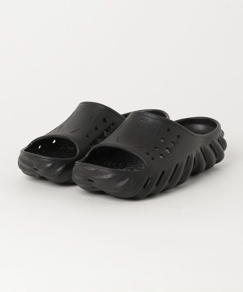 crocs クロックス ECHO SLIDE エコー スライド 208170-001 BLACK（サンダル）｜crocs（クロックス）の ...