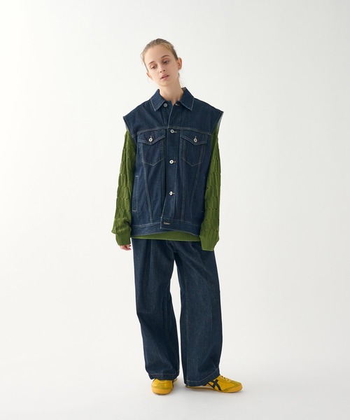 WETTEMPT（ウィテンプト）の「LS SHEER SKIPPER KNIT POLO /ロングスリーブシアースキッパーニットポロ（ポロシャツ）」 - WEAR