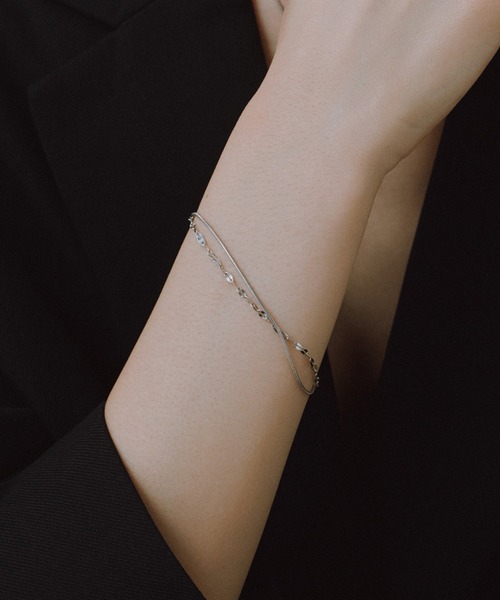 【novice】Petal & Round Chain Bracelet[Stainless]（ブレスレット）｜novice（ノーヴィス）のファッション通販 - ZOZOTOWN