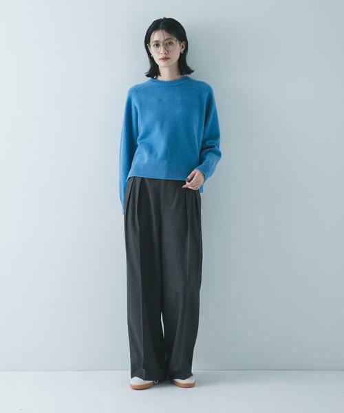 セール】ウォッシャブルウールカシミヤニット（ニット/セーター
