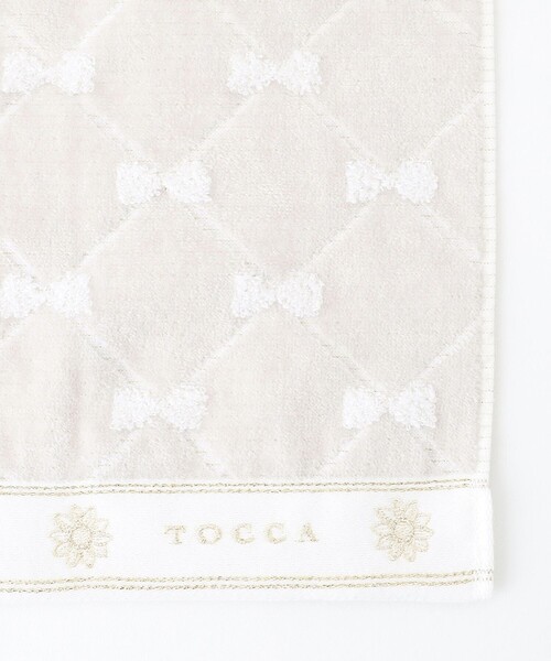 TOCCA（トッカ）の「【TOWEL COLLECTION】CHECKER RIBBON TOWELCHIEF タオルチーフ（ハンカチ/ハンドタオル）」 - WEAR