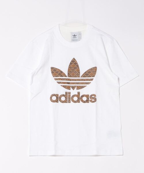 adidas（アディダス）の「adidas アディダス M MONO TEE ショートスリーブ IS2932 WHITE/EARTH（Tシャツ ...