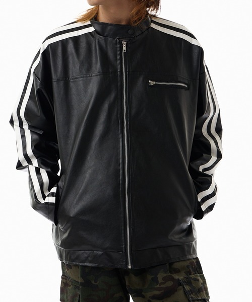 Theater code（シアターコード）の「arm line riders jacket / アームライン ライダースジャケット（ライダース ...