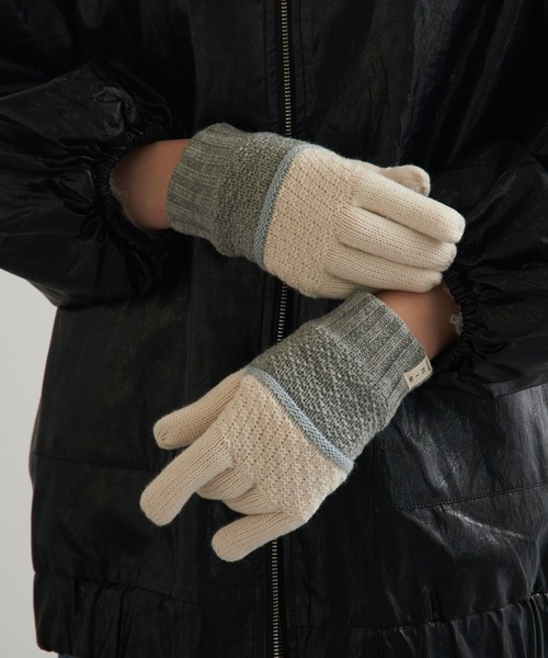 SETUP7（セットアップセブン）の「【SETUP7】ニット切替手袋 WE（手袋）」 - WEAR