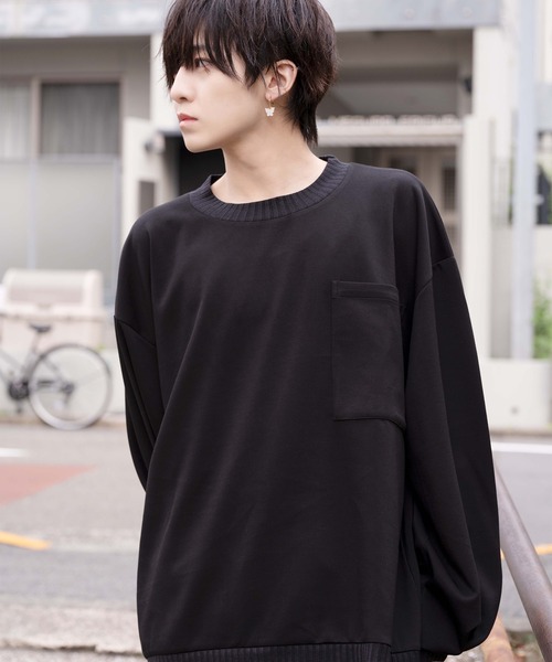 anown（アノン）の「loose silhouette ponte fabric sweat/ルーズシルエット ポンチスウェット【インフル ...