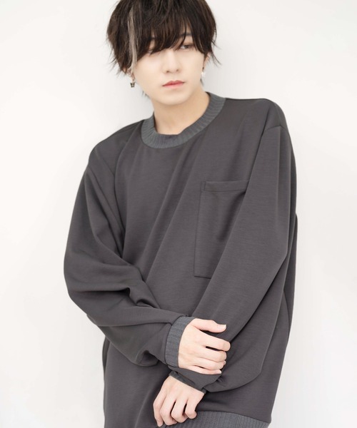 anown（アノン）の「loose silhouette ponte fabric sweat/ルーズシルエット ポンチスウェット【インフル ...