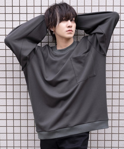 anown（アノン）の「loose silhouette ponte fabric sweat/ルーズシルエット ポンチスウェット【インフル ...