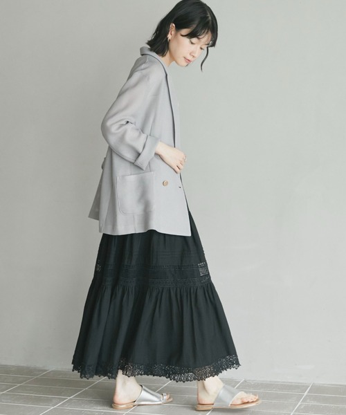 セール】レースティアードスカート（スカート）｜DOUX ARCHIVES（ドゥ