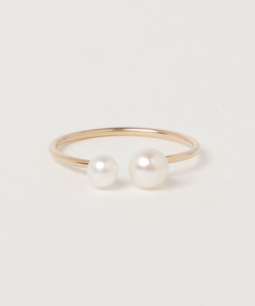 KARIN（カリン）の「KARIN DOUBLE PEARL RING（リング）」 - WEAR