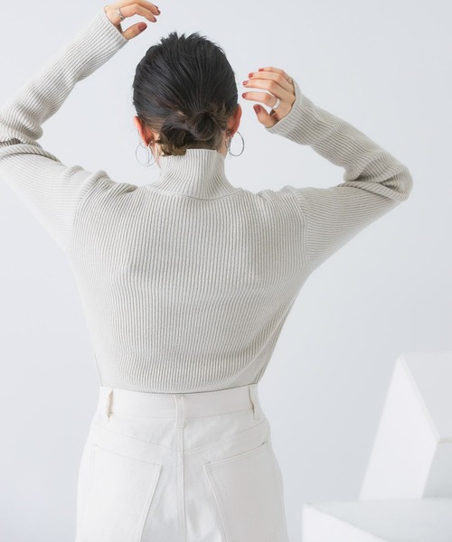 KBF（ケイビーエフ）の「illi サイドラインハイネックニット（ニット/セーター）」 - WEAR