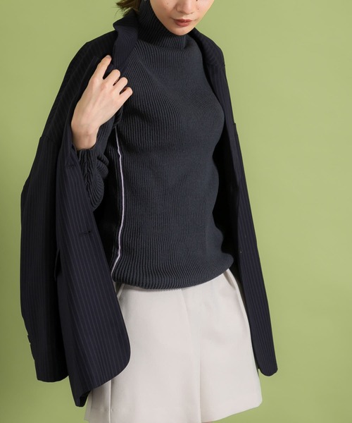 KBF（ケイビーエフ）の「illi サイドラインハイネックニット（ニット/セーター）」 - WEAR