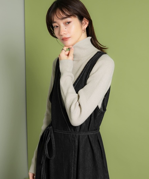 KBF（ケイビーエフ）の「illi サイドラインハイネックニット（ニット/セーター）」 - WEAR