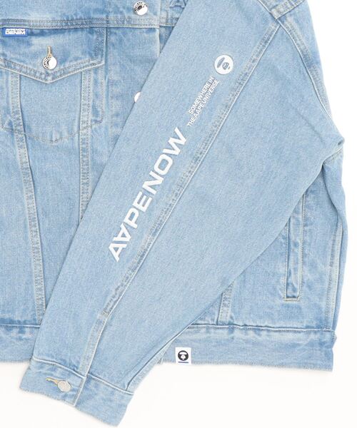 AAPE BY A BATHING APE（エーエイプバイアベイシングエイプ）の「AAPE NOW DENIM JACKET（デニムジャケット ...