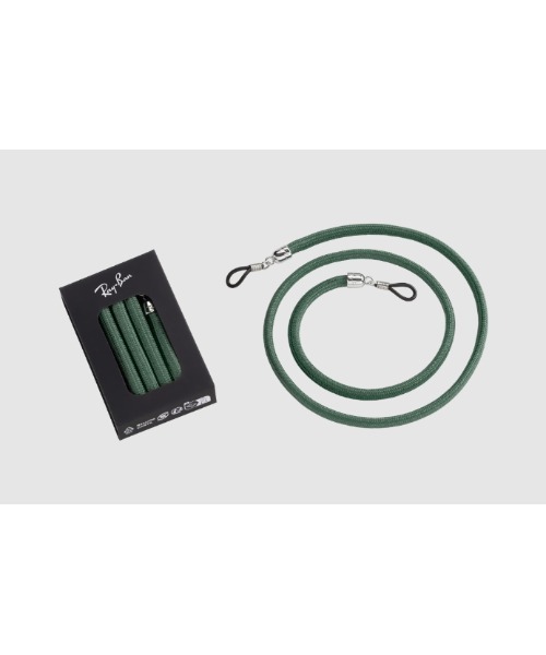 Ray-Ban レイバン RAY-BAN LANYARD/グリーン/ネックストラップ/サングラス/メガネ/アイウェア/アクセサリー（サングラス ...