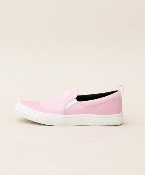 SLACK FOOTWEAR（スラックフットウェア）の「LEPOT/レポット PINK×WHITE（スリッポン）」 - WEAR