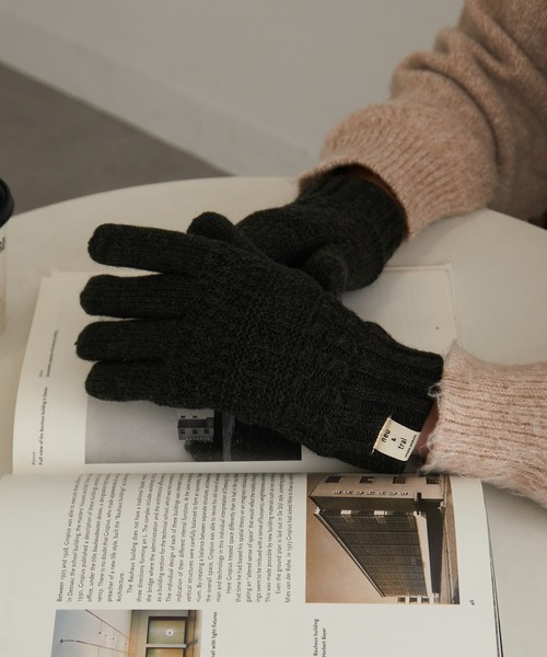 SETUP7（セットアップセブン）の「【SETUP7】裏起毛ニット手袋 WE（手袋）」 - WEAR