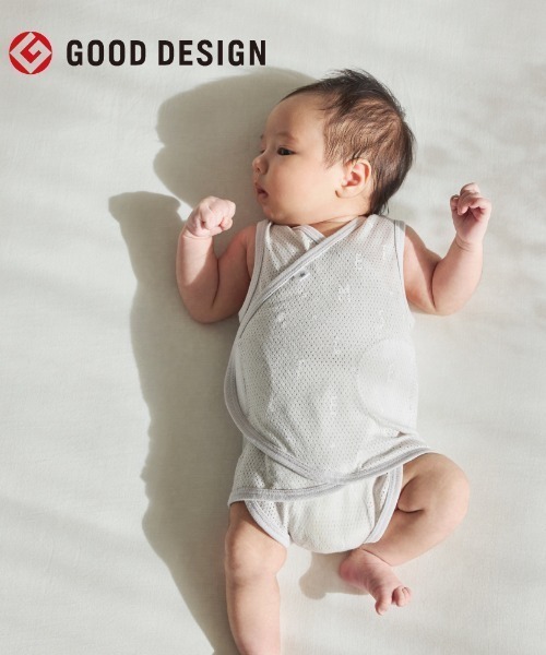 10mois（ディモワ）の「【10mois(ディモワ)】PATTO SATTO HADAGI コットンメッシュ 50-60cm（肌着）」 - WEAR
