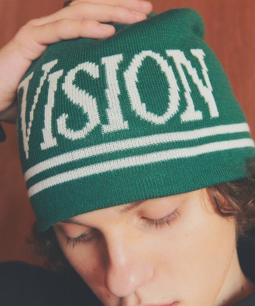 VSW Vision Logo Beanie Green（ニットキャップ/ビーニー）｜VISION STREET WEAR（ヴィジョン ...