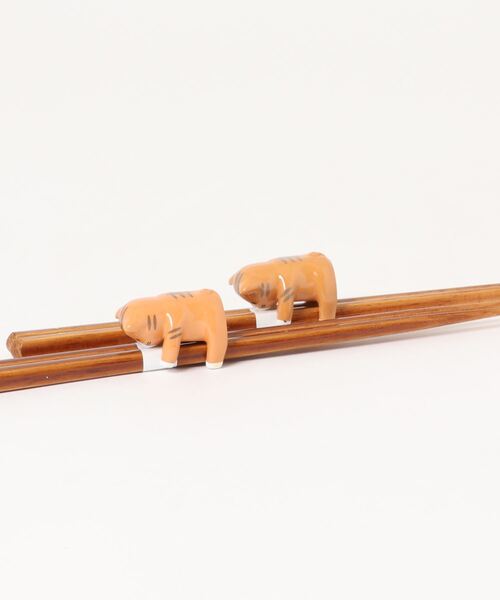 salle de bal（サルデバル）の「ANIMAL HASHIOKI Hasikko はしっこ箸置きセット SAI（カトラリー）」 - WEAR